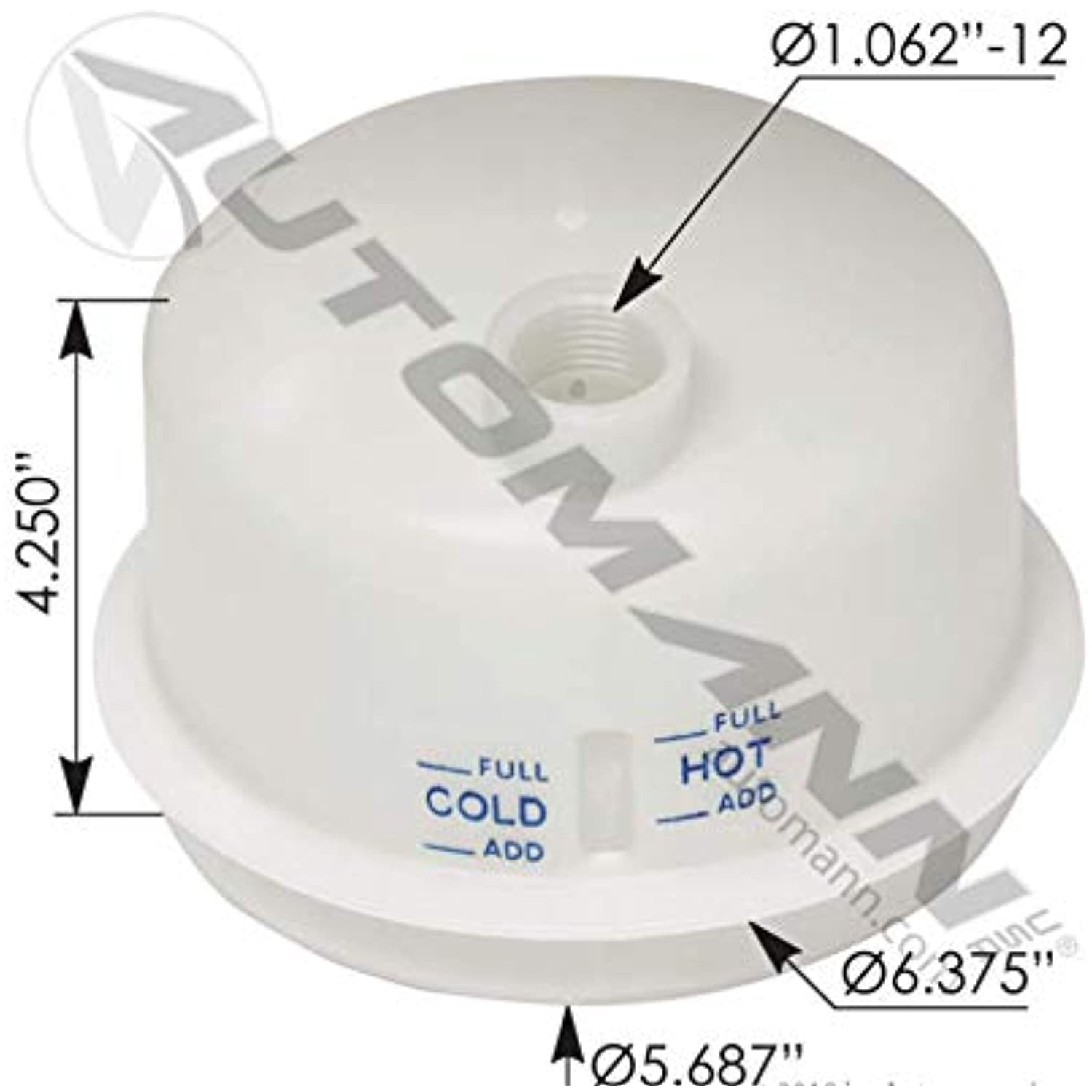POWER STEERING RESERVOIR COVER (POWER STEERING RESERVOIR COVER 575.1078 ...