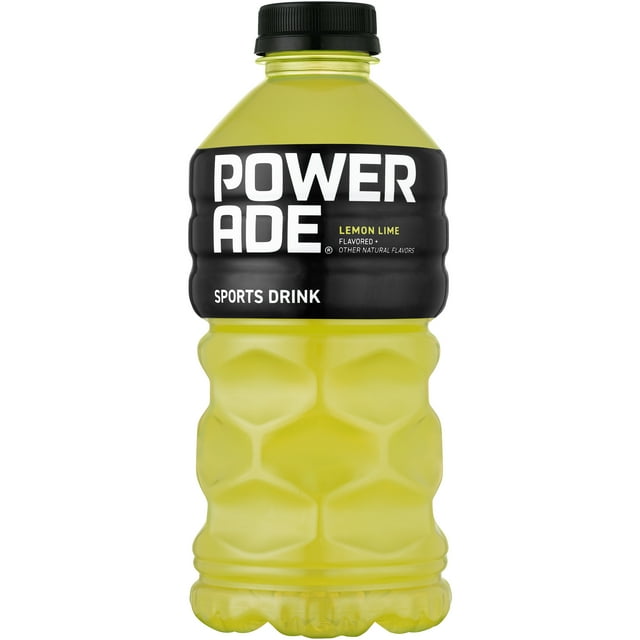 POWERADE Electrolyte Enhanced Lemon Lime Sport Drink, 28 fl oz, Bottle ...