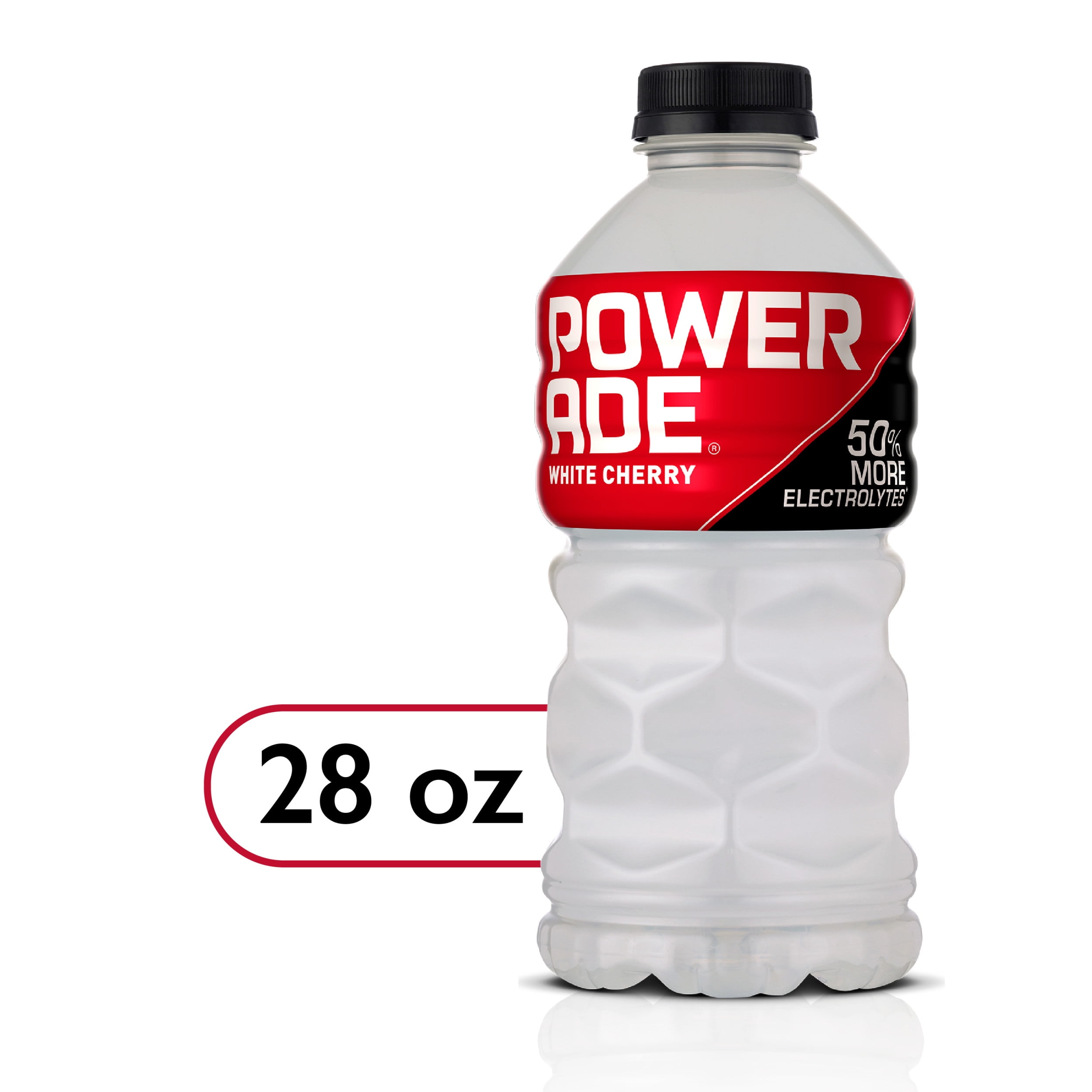 POWERADE Electrolyte Enhanced White Cherry Sport Drink, 28 fl oz ...