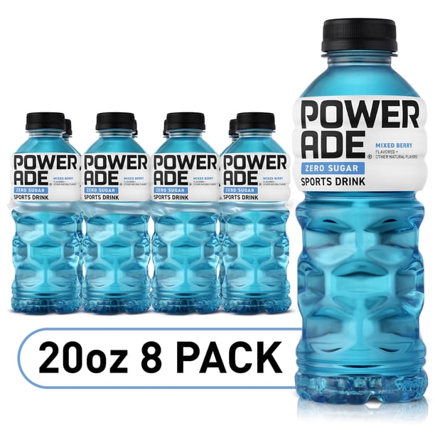 POWERADE Electrolyte Enhanced Zero Sugar Mixed Berry Sport Drink, 20 fl ...