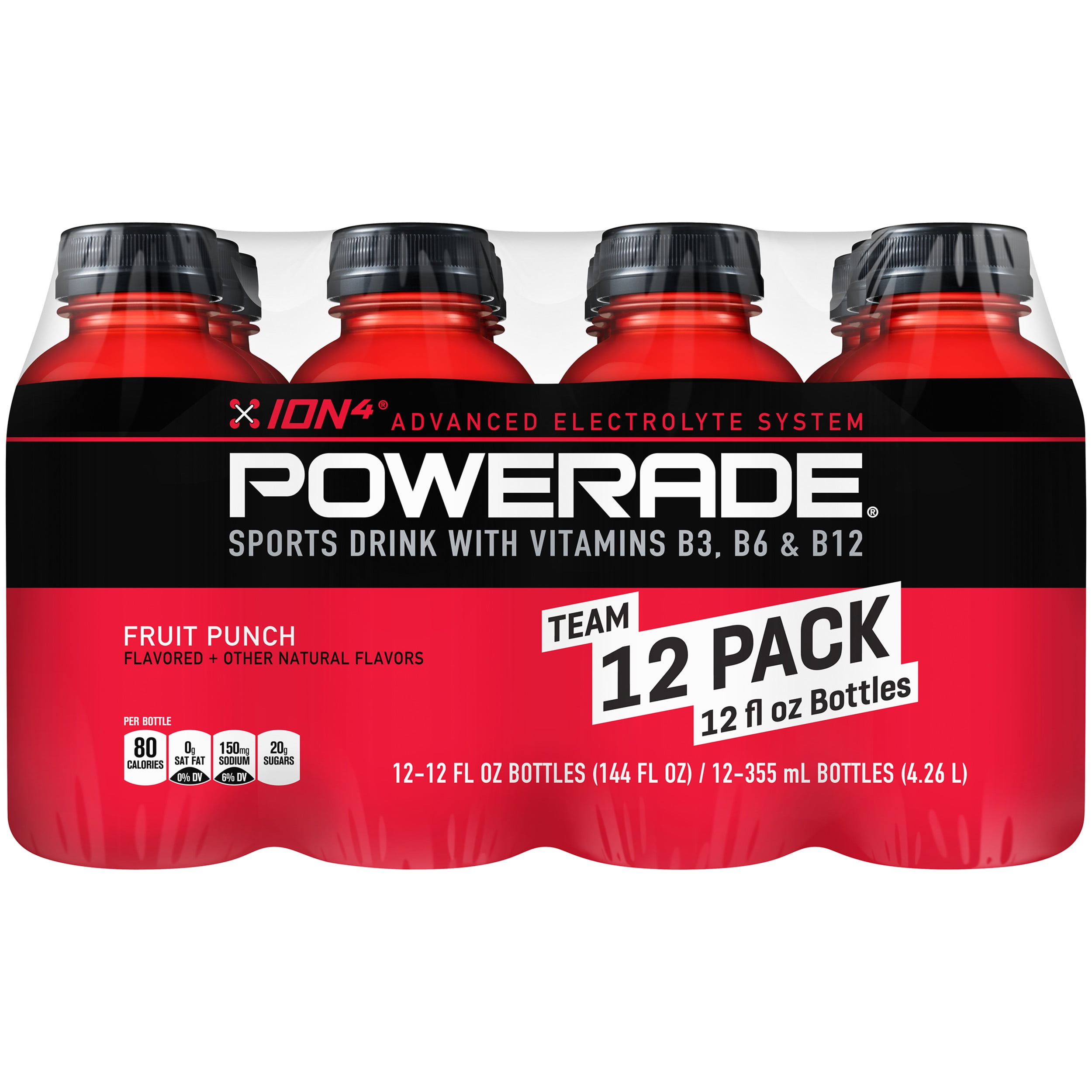 POWERADE Fruit Punch, Hydrating Sports Drink with ION4 Advanced ...