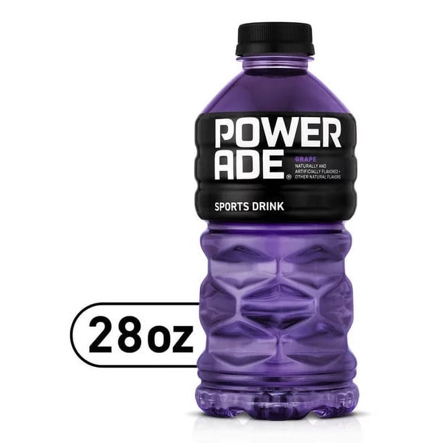 POWERADE ION4 Grape Fruit Flavored Sports Drink, 28 fl oz, Pack of 8 ...
