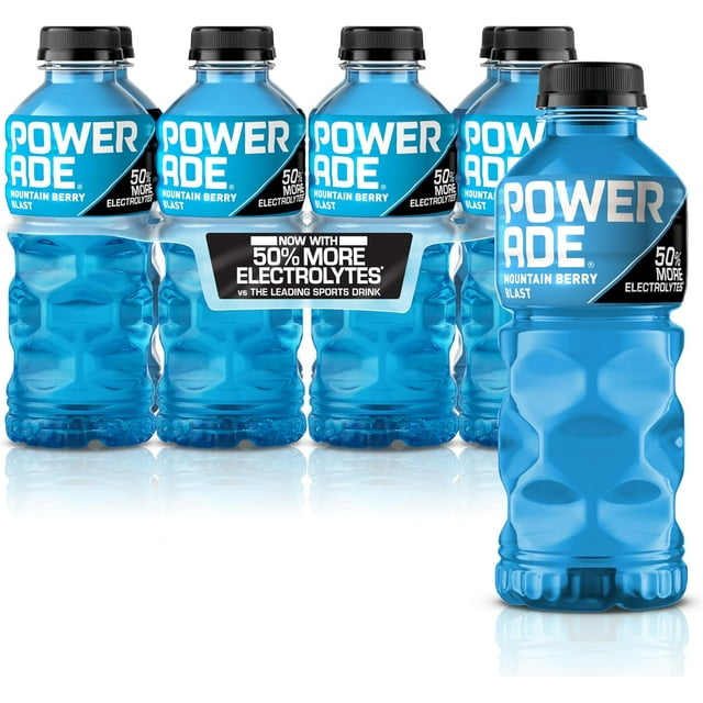 POWERADE Mountain Berry Blast, 20 fl oz, 8 Pack - Walmart Business Supplies
