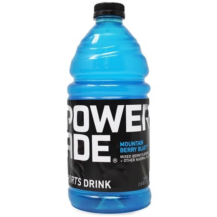 POWERADE Mountain Berry Blast, ION4 Electrolyte Enhanced Fruit Flavored ...