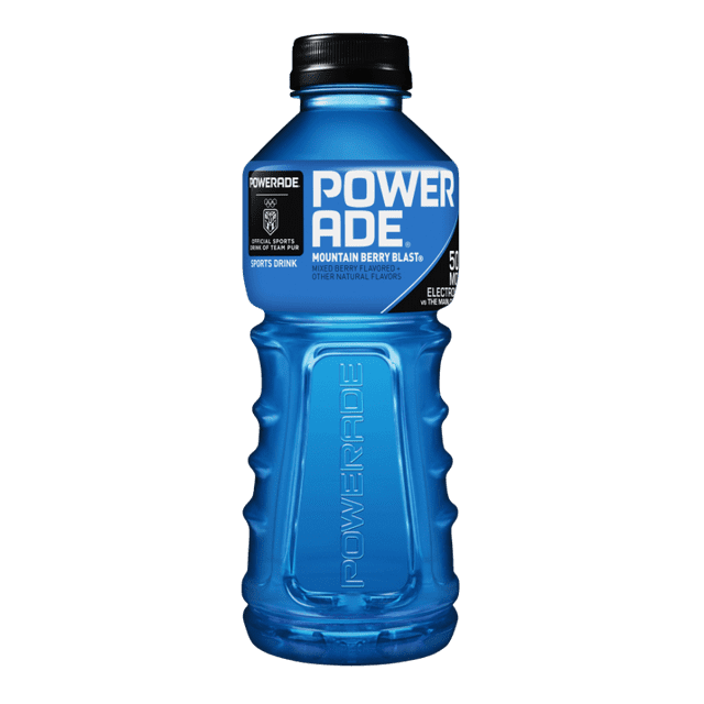 POWERADE Electrolyte Enhanced Mountain Berry Blast Sport Drink, 20 fl ...