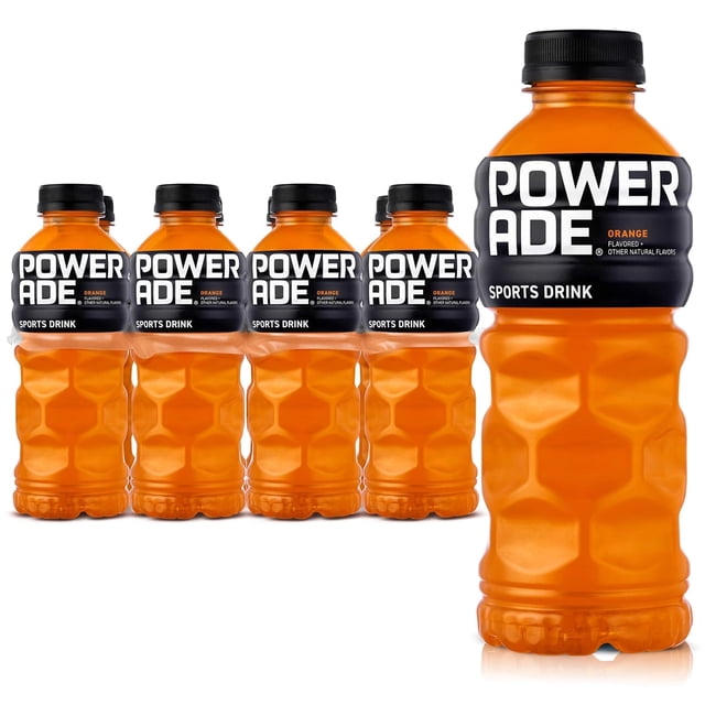 POWERADE Orange, 20 fl oz, 8 Pack - Walmart.com