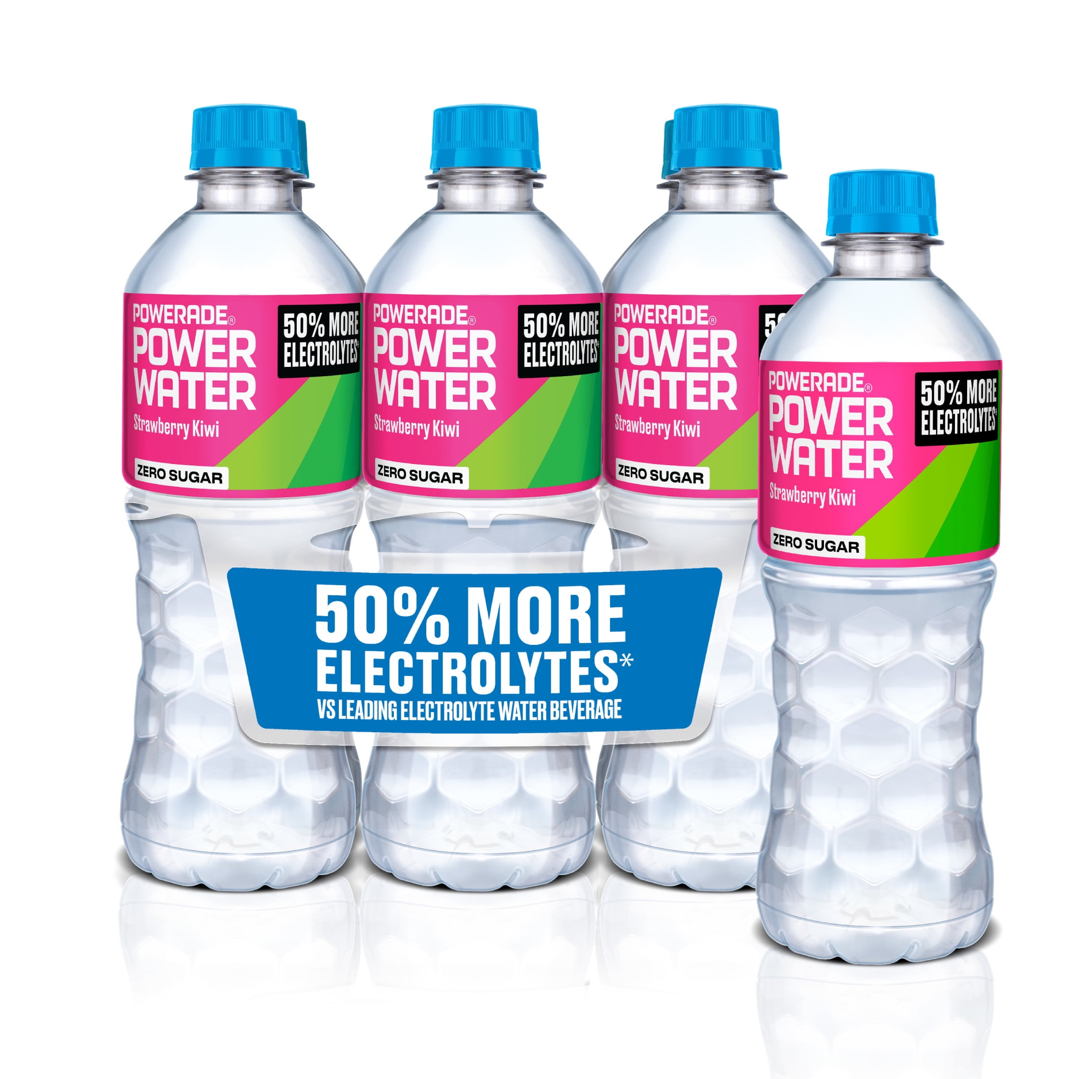 POWERADE Power Water Zero Sugar Strawberry Kiwi Electrolyte Water, 16.9 ...