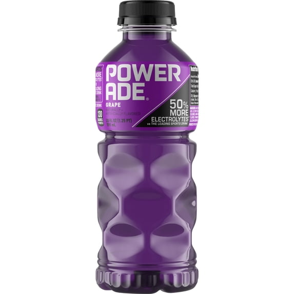 Powerade Sports Drink Grape, 20 Ounce Bottles, Pack of 24, Electrolyte ...