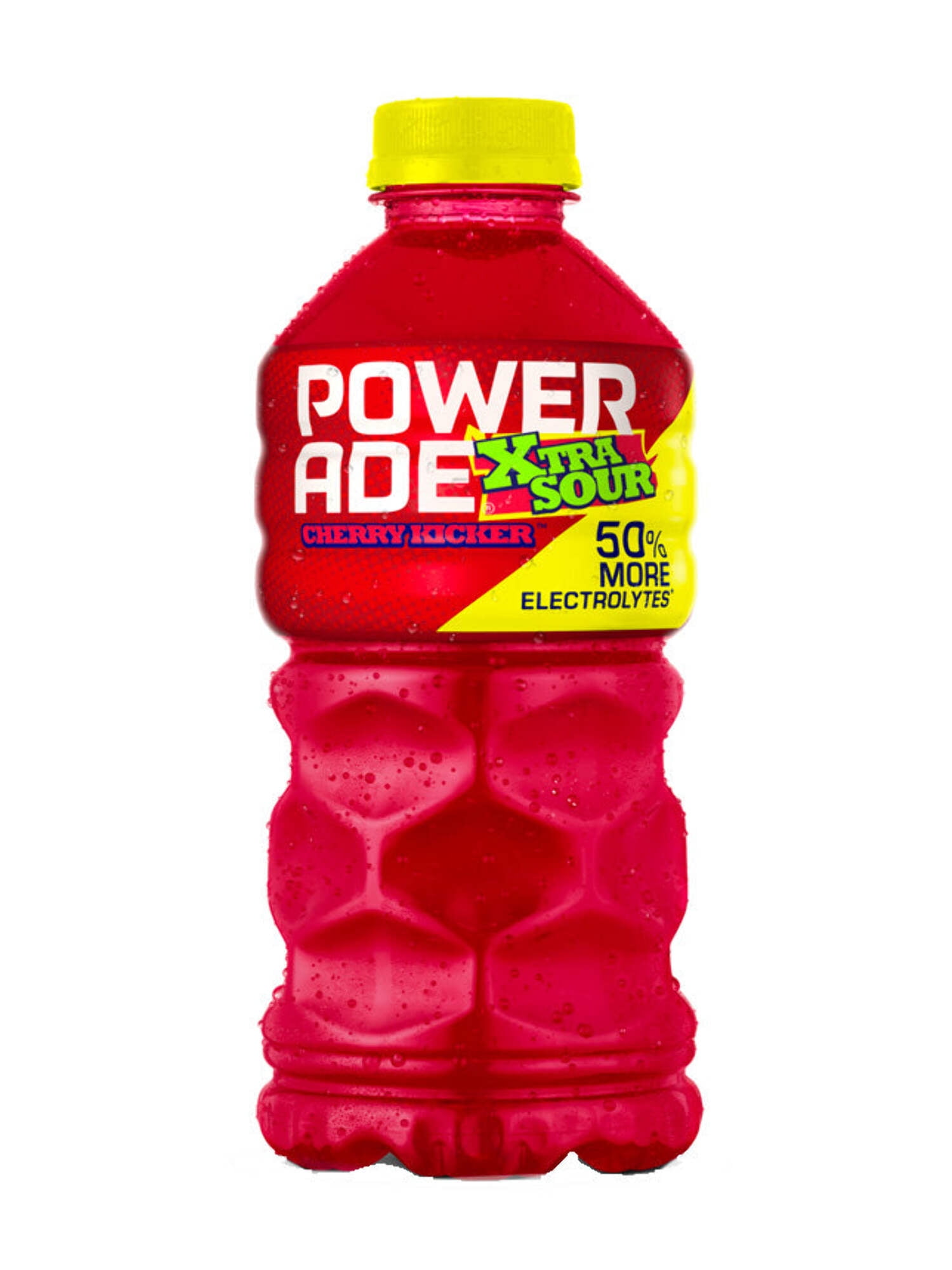 POWERADE XTRA SOUR Cherry Kicker Electrolyte Sports Drink, 28 fl oz ...