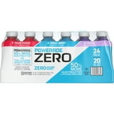 Powerade Zero Variety Pack, 20 fl oz Bottles, 24 Pack, Electrolyte ...