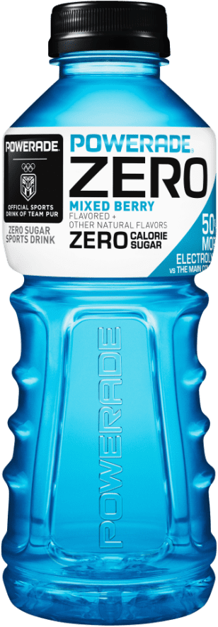 POWERADE Zero Mixed Berry Blast, ION4 Electrolyte Enhanced Fruit ...