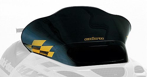 Powermadd Windshield - 13.25" - Black - Ski Doo 13225 - Walmart.com