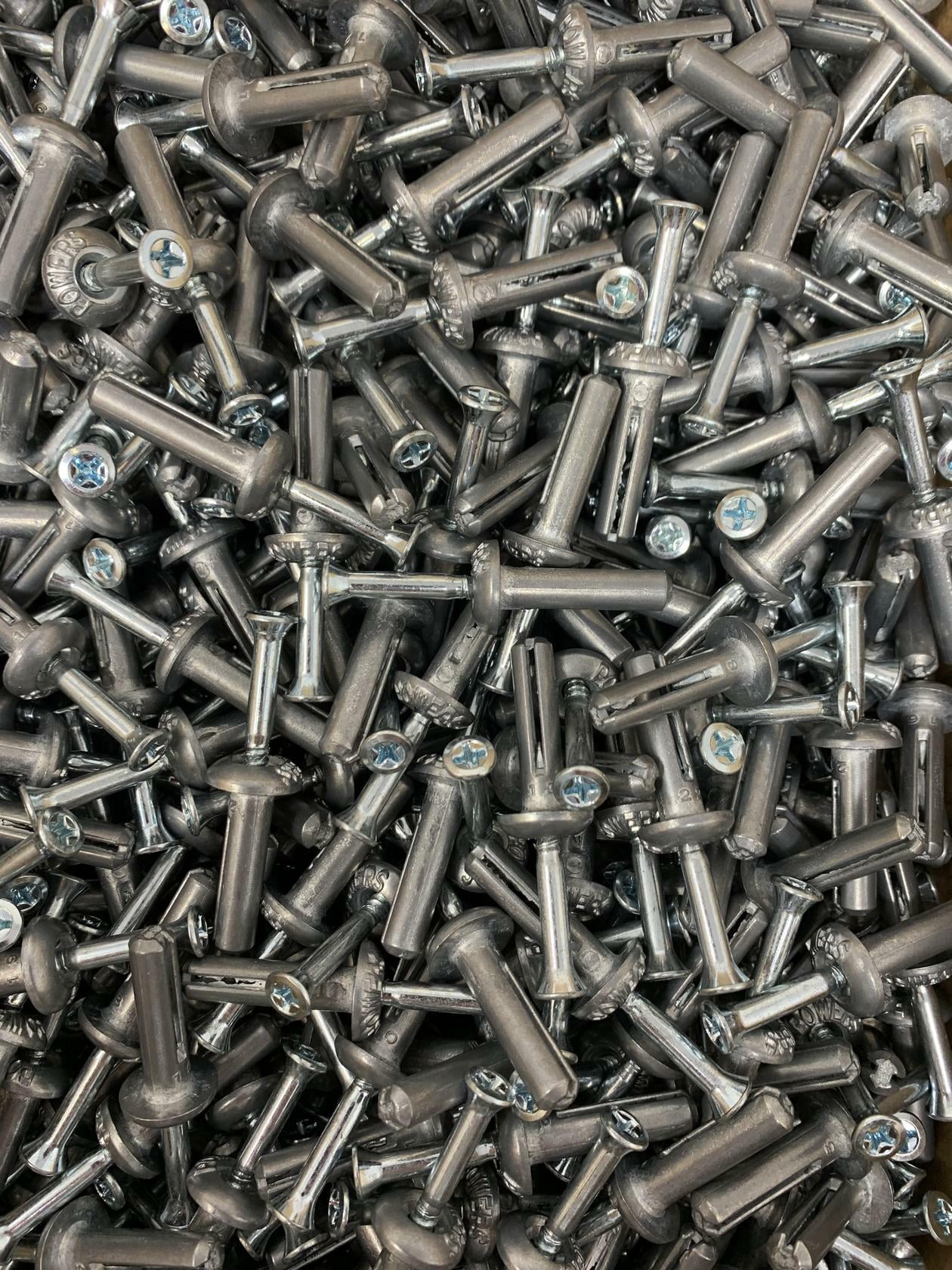 POWERS Zamac Hammer-Screw 02940-PWR - 1,000 Case, Phillips Drive, 1/4 x ...