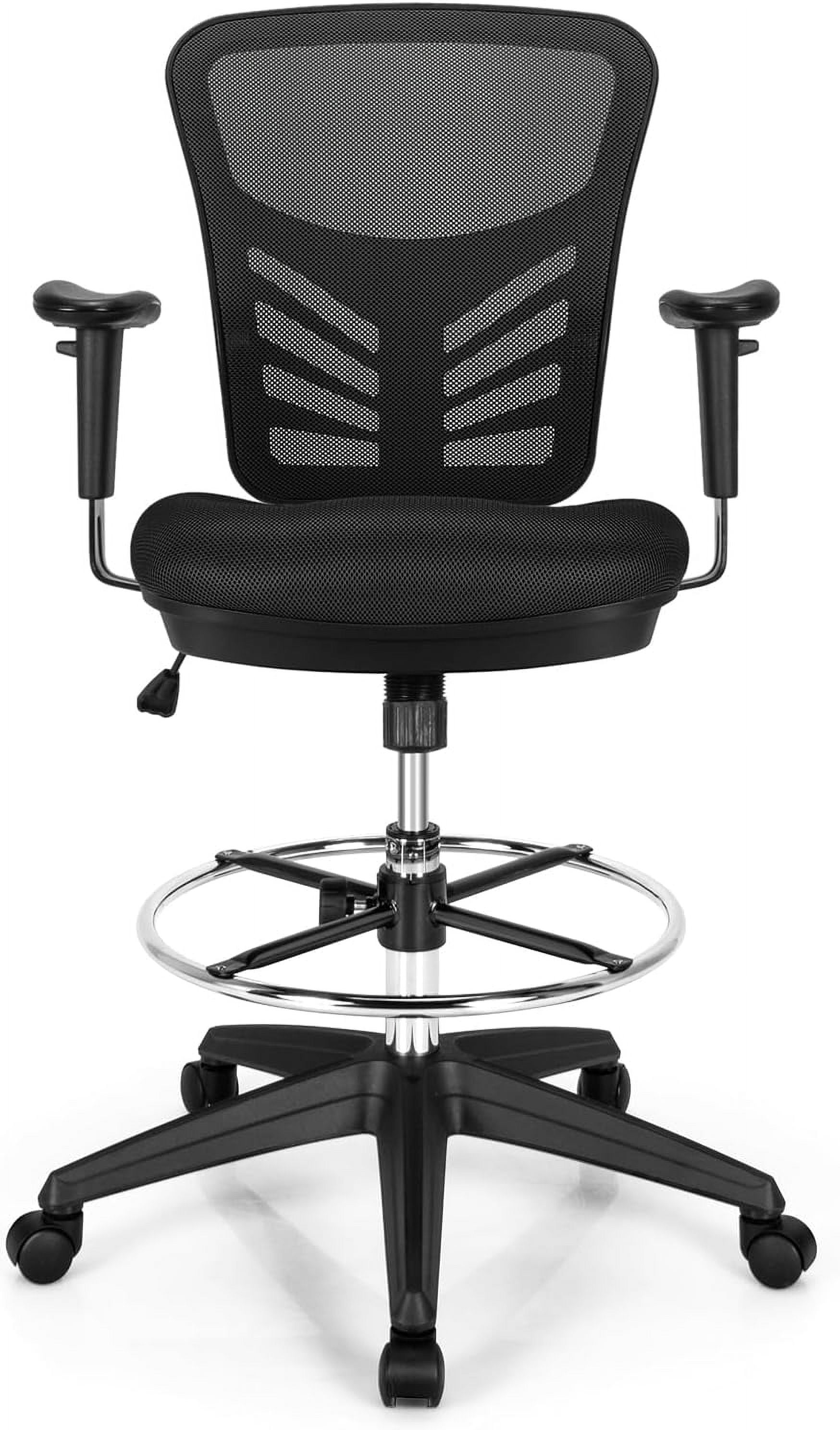 POWERSTONE Drafting Chair, Ergonomic Standing Desk Chair Adjustable ...