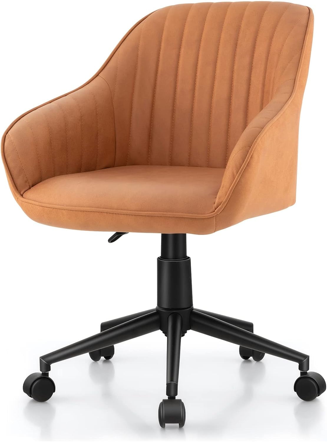 POWERSTONE Modern Home Office Desk Chair Set of 2， Mid Century Computer ...