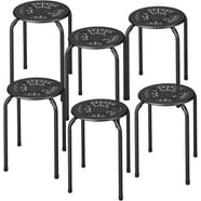 Andeworld 18 inch Stackable Metal Bar Stools, Set of 4, Rustic ...