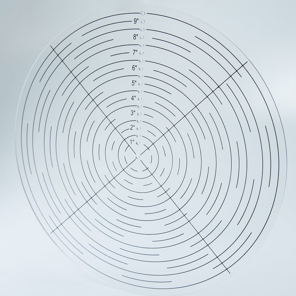 POWERTEC 10 Inch Round Center Finder Compass (Tool) for Wood Turning ...