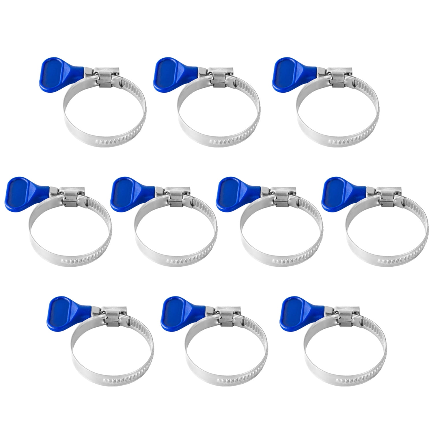 POWERTEC 10PK 1-1/2 Inch Stainless Steel Thumb Screw Clamps, Adjustable ...