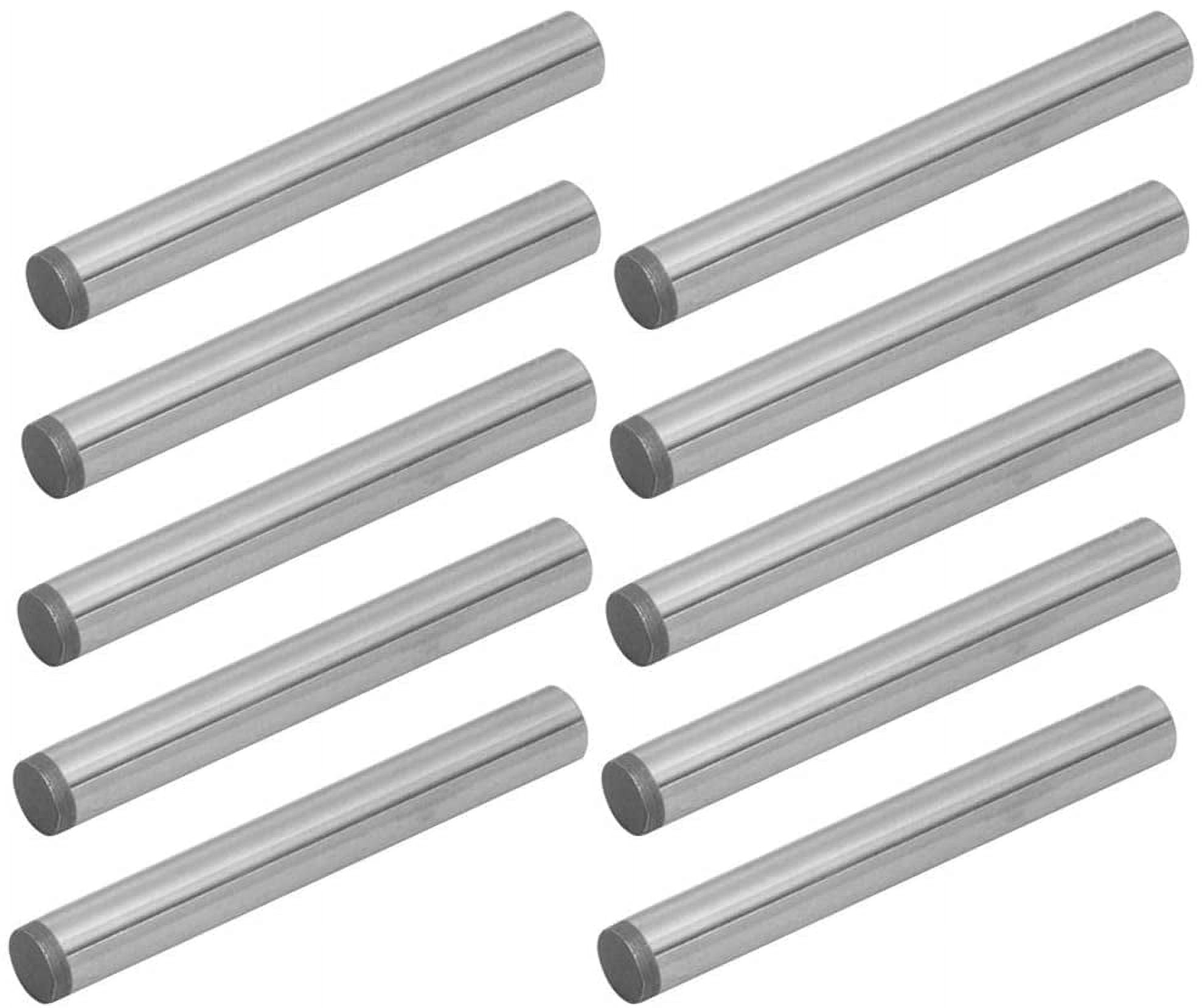 POWERTEC 10PK Hardened Steel Dowel Pins 1/4 Inch | Heat Treated and ...
