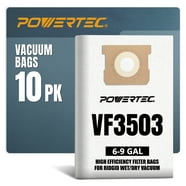 POWERTEC Dust Filter Bag for Wall Mount Dust Collectors, 1 Micron, For ...