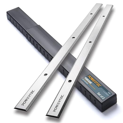 POWERTEC 12 Inch Planer Blades for Craftsman 21722, 21780, Harbor ...