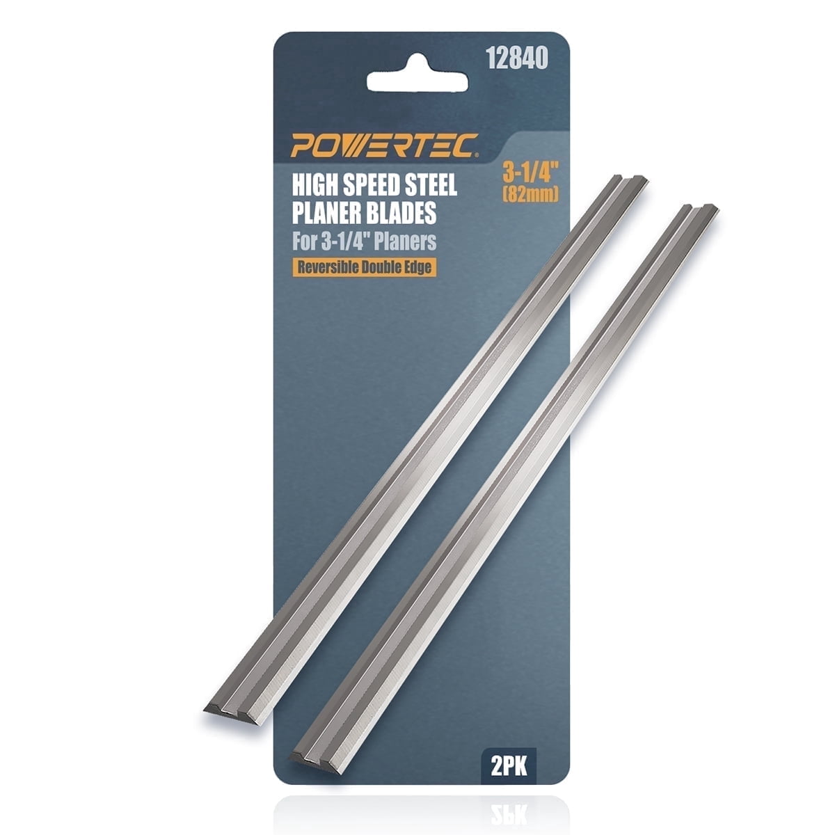 POWERTEC 2 Set 3-1/4" HSS Hand Held Planer Blades Replacement for Bosch ...