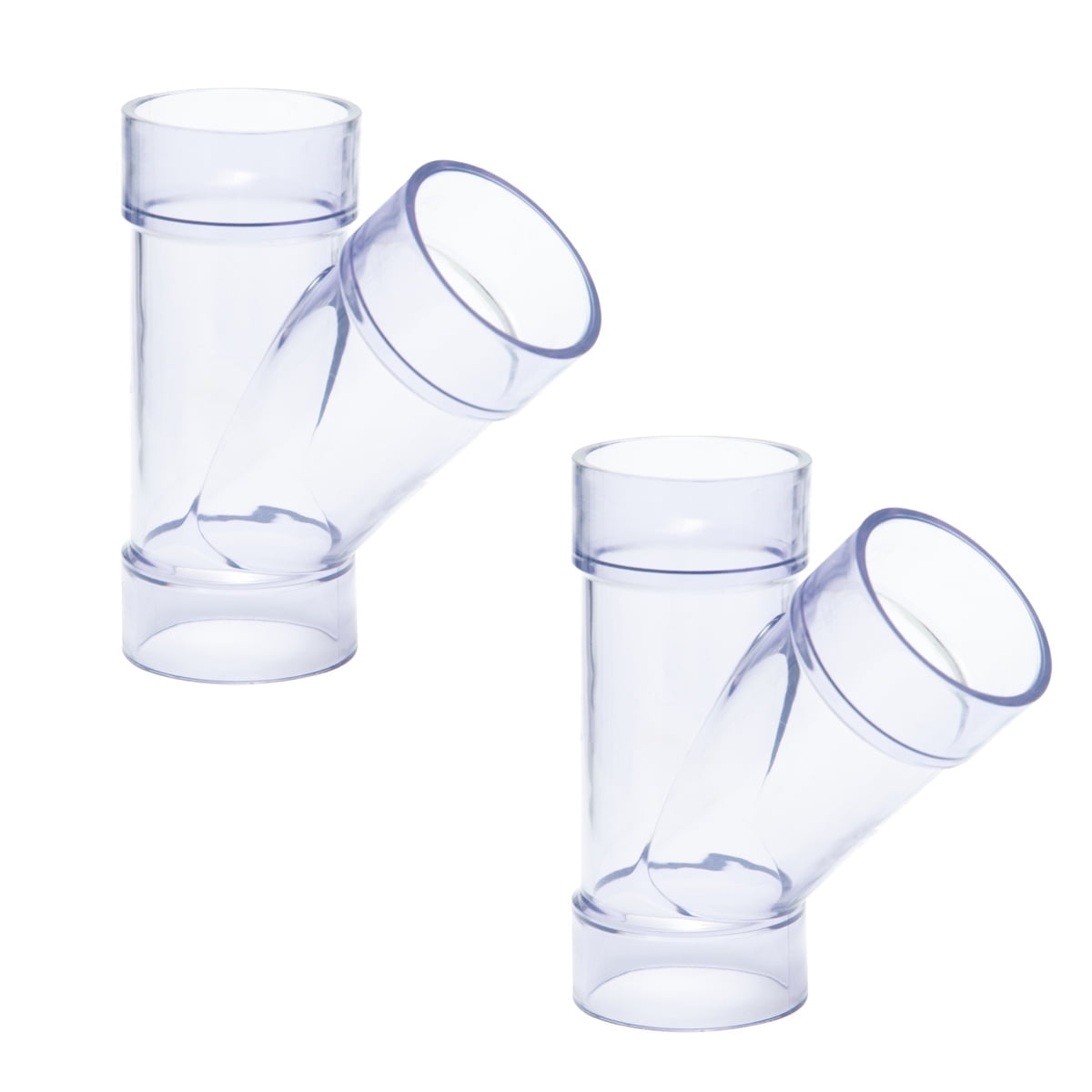 POWERTEC 2PK 2-1/2 Inch ID Y Fitting for 2 1/2 Inch OD Dust Collection ...