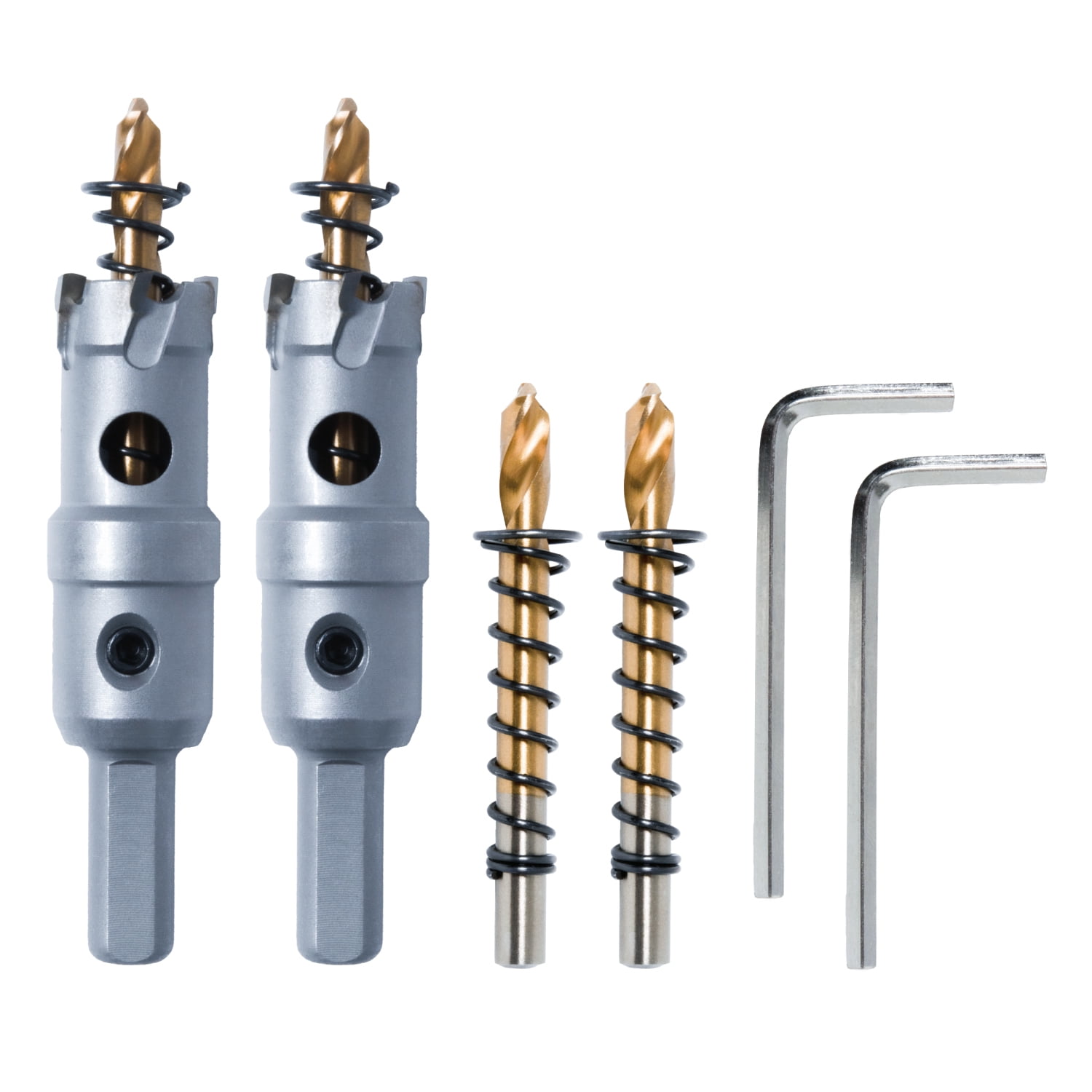 POWERTEC 2PK 3/4" Carbide Hole Saw for Soft & Hard Metal | Tungsten Carbide Tipped Hole Cutter ...