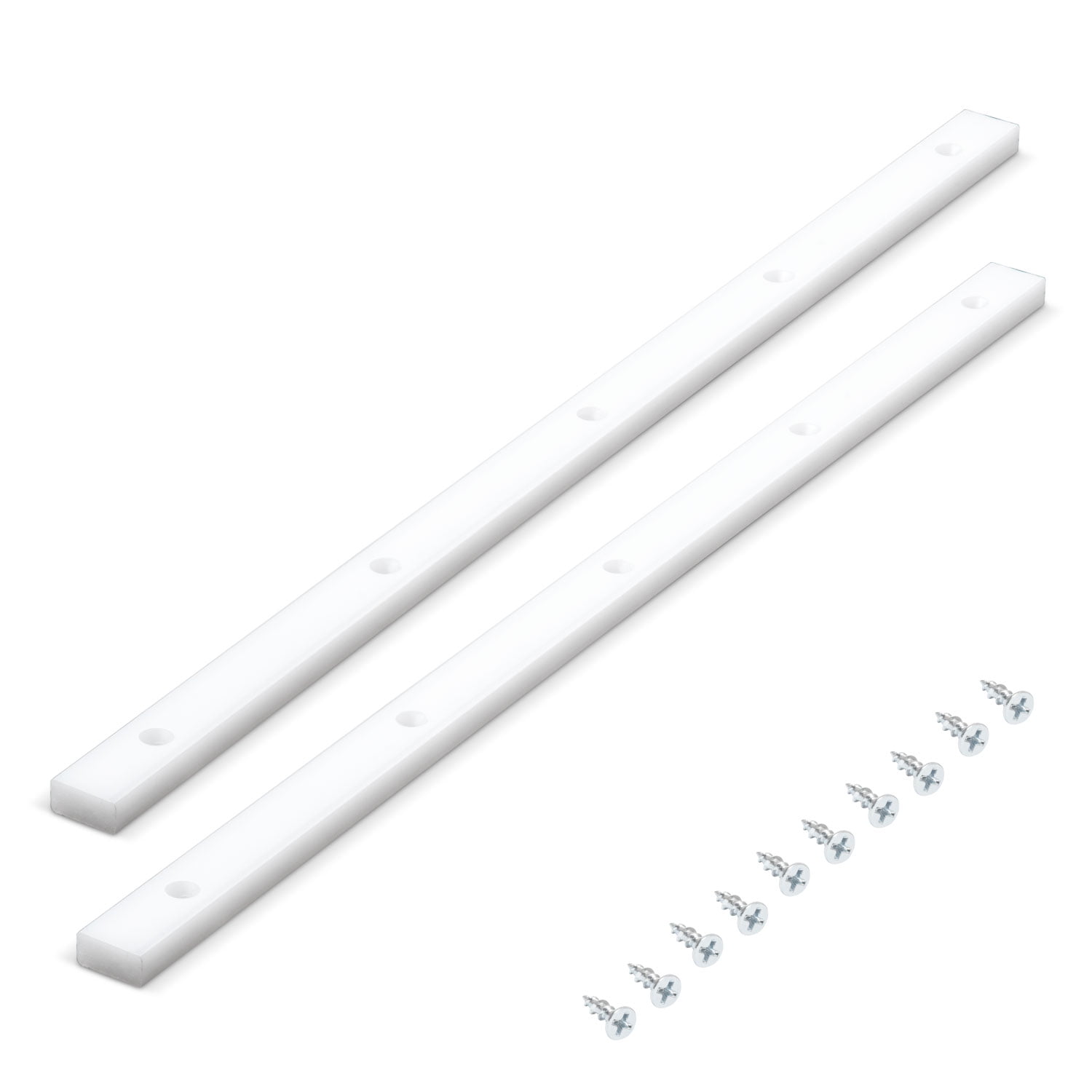 POWERTEC 2PK 17 inch Crosscut Sled Miter Bar for Table Saw Sled, 3/4" x ...