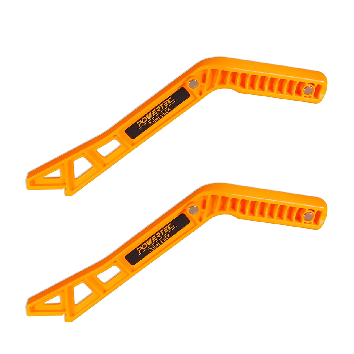 POWERTEC 2PK Deluxe Magnetic Push Stick Fits Table Saw, Router Table ...
