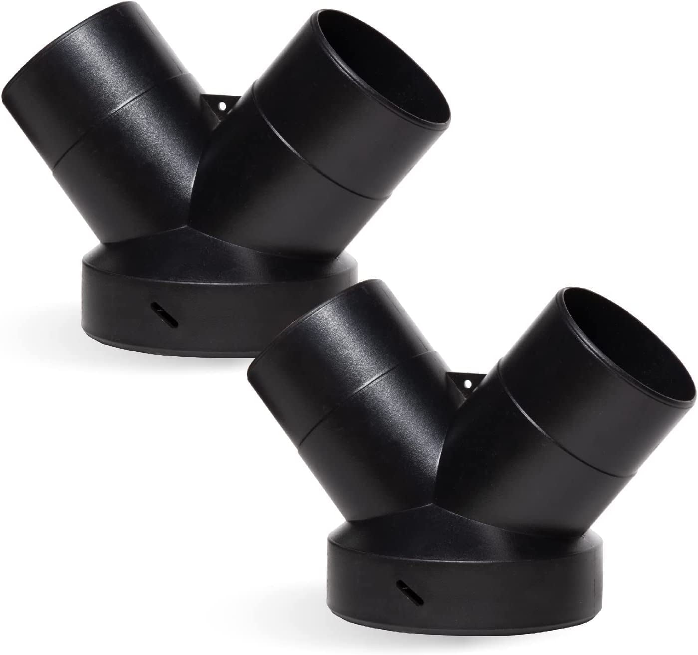 POWERTEC 2PK Dust Collector Y-Fitting | 6-Inch to 4-Inch Hose Reducer ...
