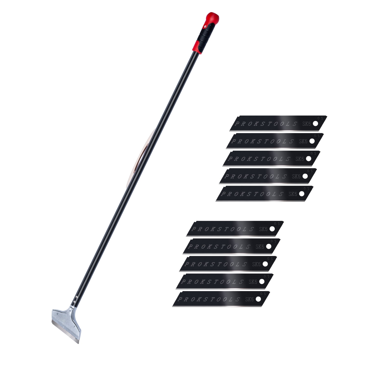 POWERTEC 36 Inch Heavy Duty Razor Scraper - 4" Wide Blade with Hammer ...