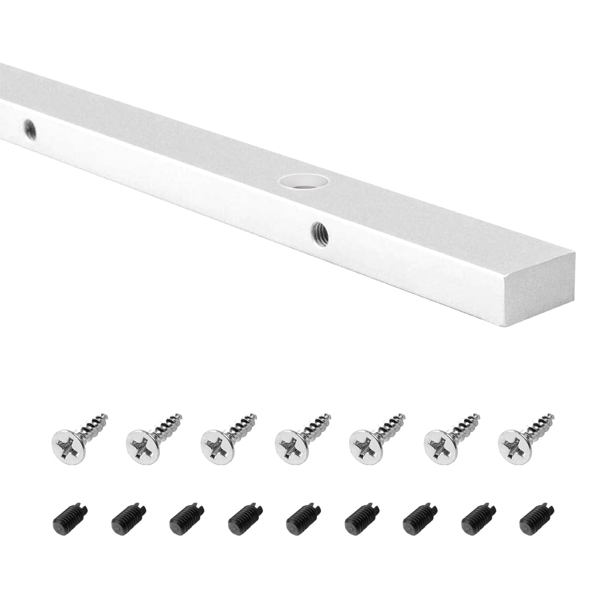 POWERTEC 36" Miter Bar for Table Saw Sled, Fits Standard 3/4" x 3/8 ...