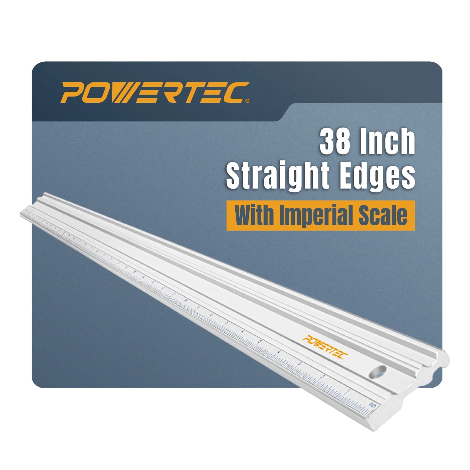 Free Shipping! POWERTEC 38 Inch Straight Edges, Straight to Within .003 ...