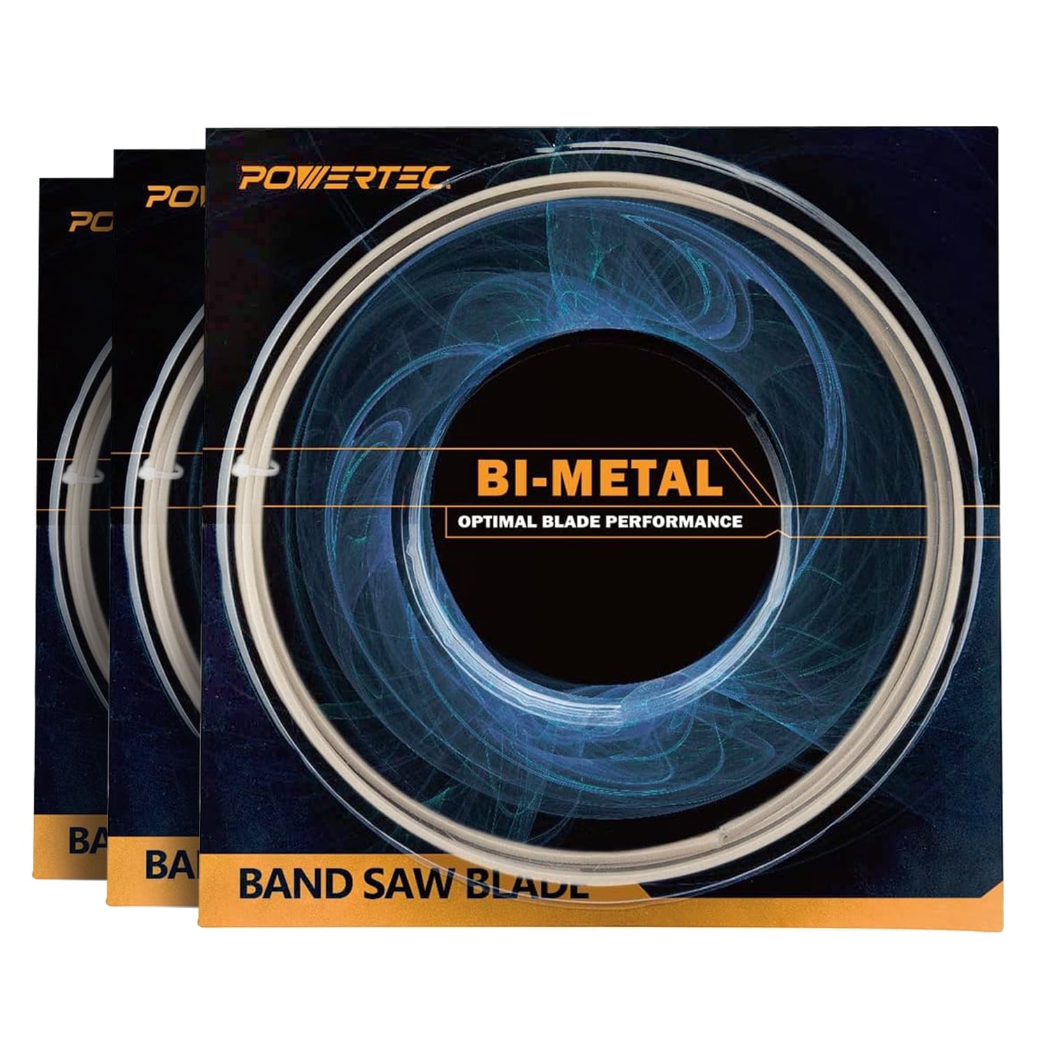 POWERTEC 3PK 44-7/8" x 1/2" x 14 TPI Bandsaw Blades, Portable Band Saw ...