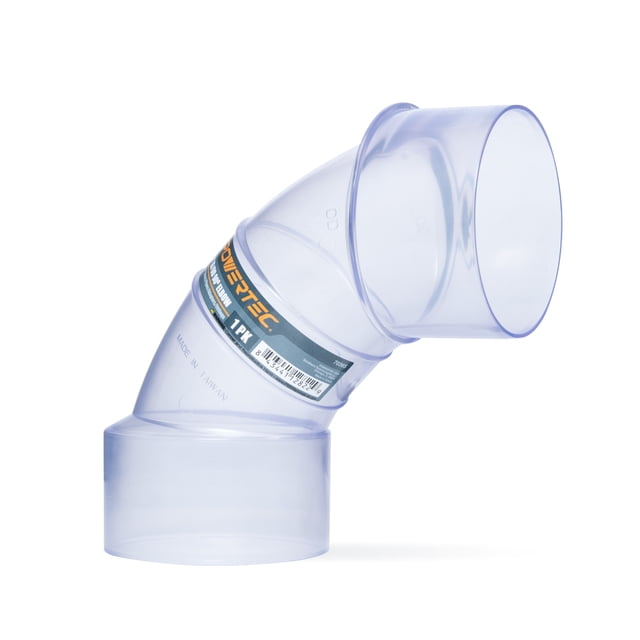 POWERTEC 4 Inch ID/ OD 90 Degree Elbow for 4 Inch OD Dust Collection ...