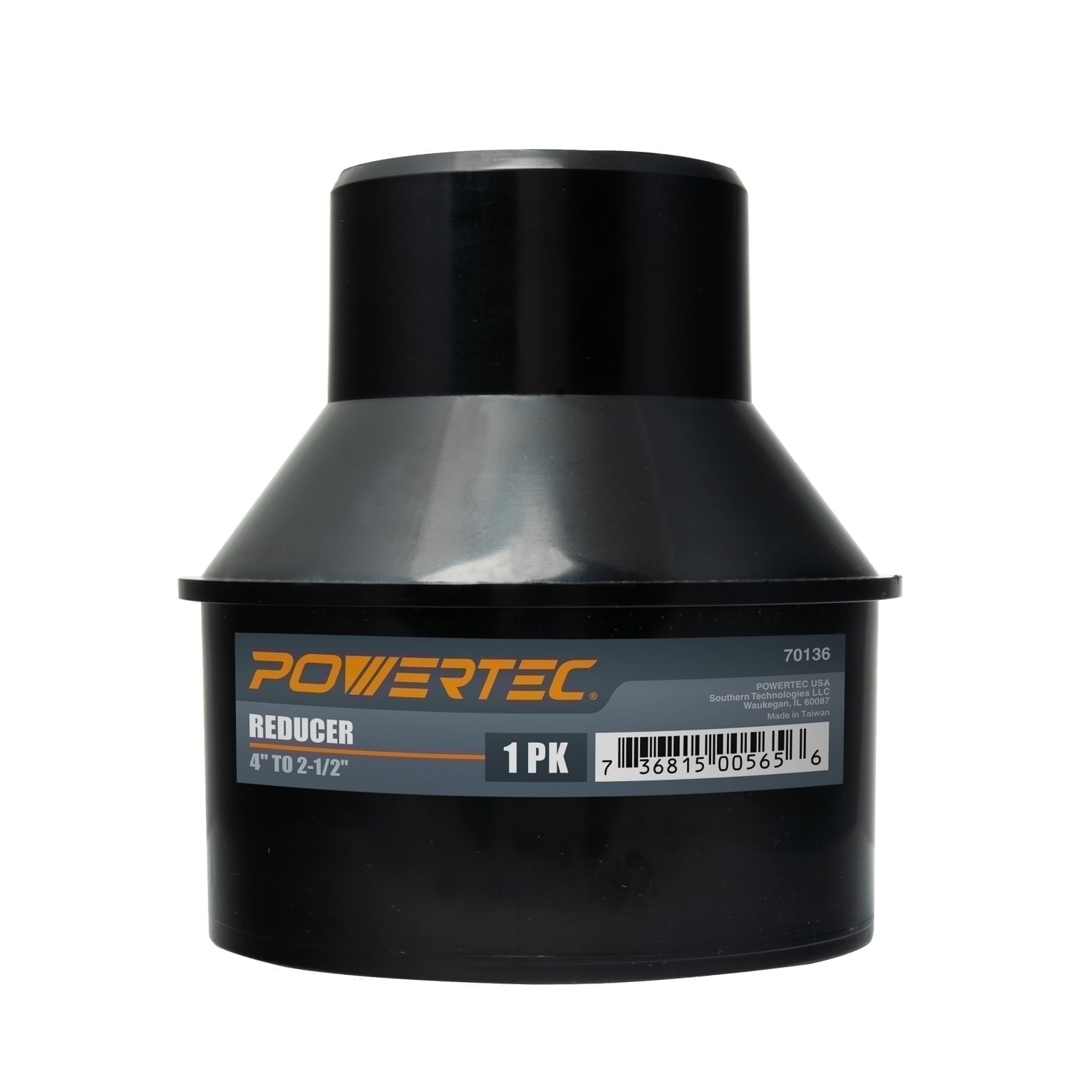 POWERTEC 4-inch Hose to 2-1/2-inch Hose Cone Reducer (70136) - Walmart.com
