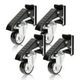 POWERTEC Workbench Caster Kit Set of 4 with Quick Release Plate & 400 ...