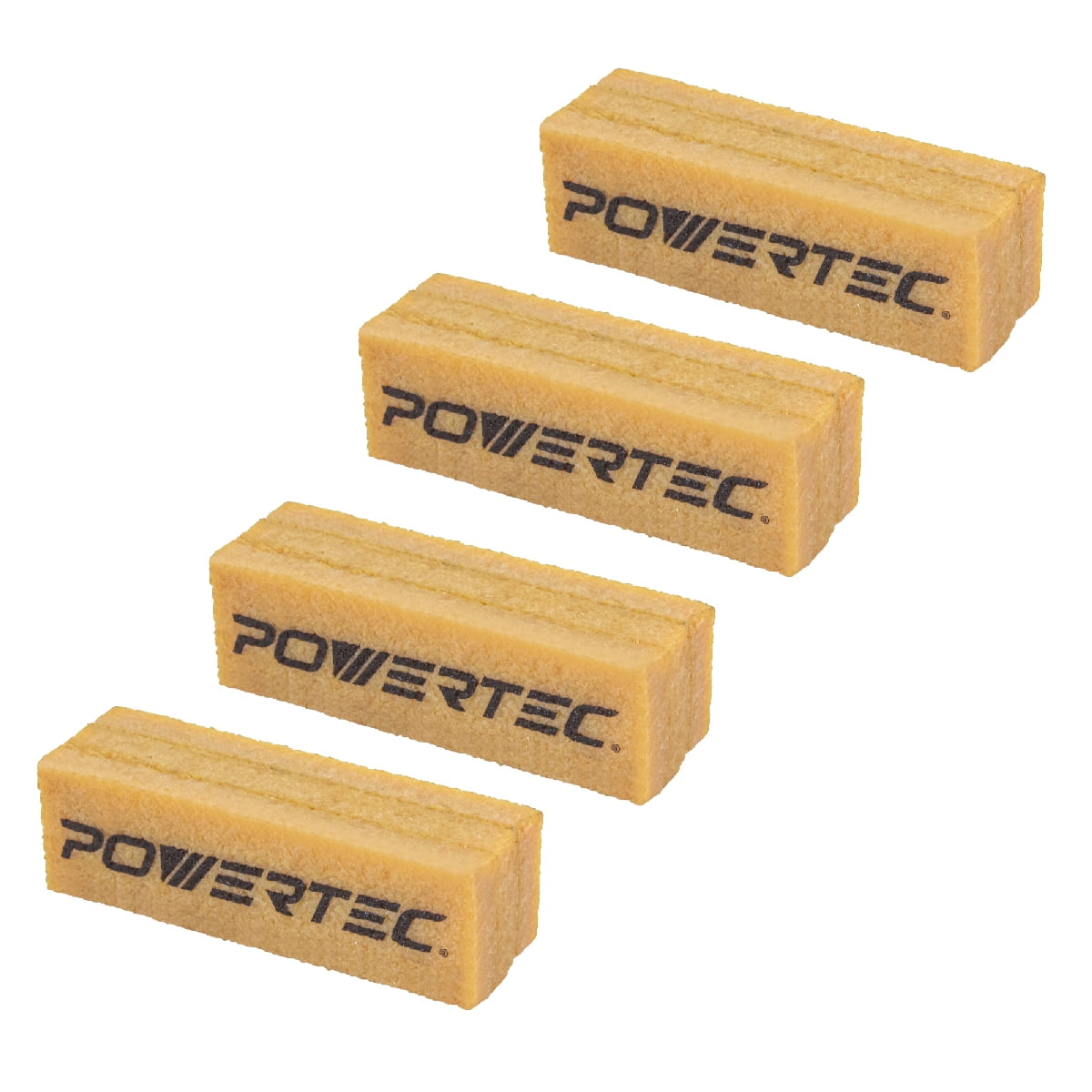 POWERTEC 4PK 4.5" Long Abrasive Cleaning Stick for Sanding Belts ...