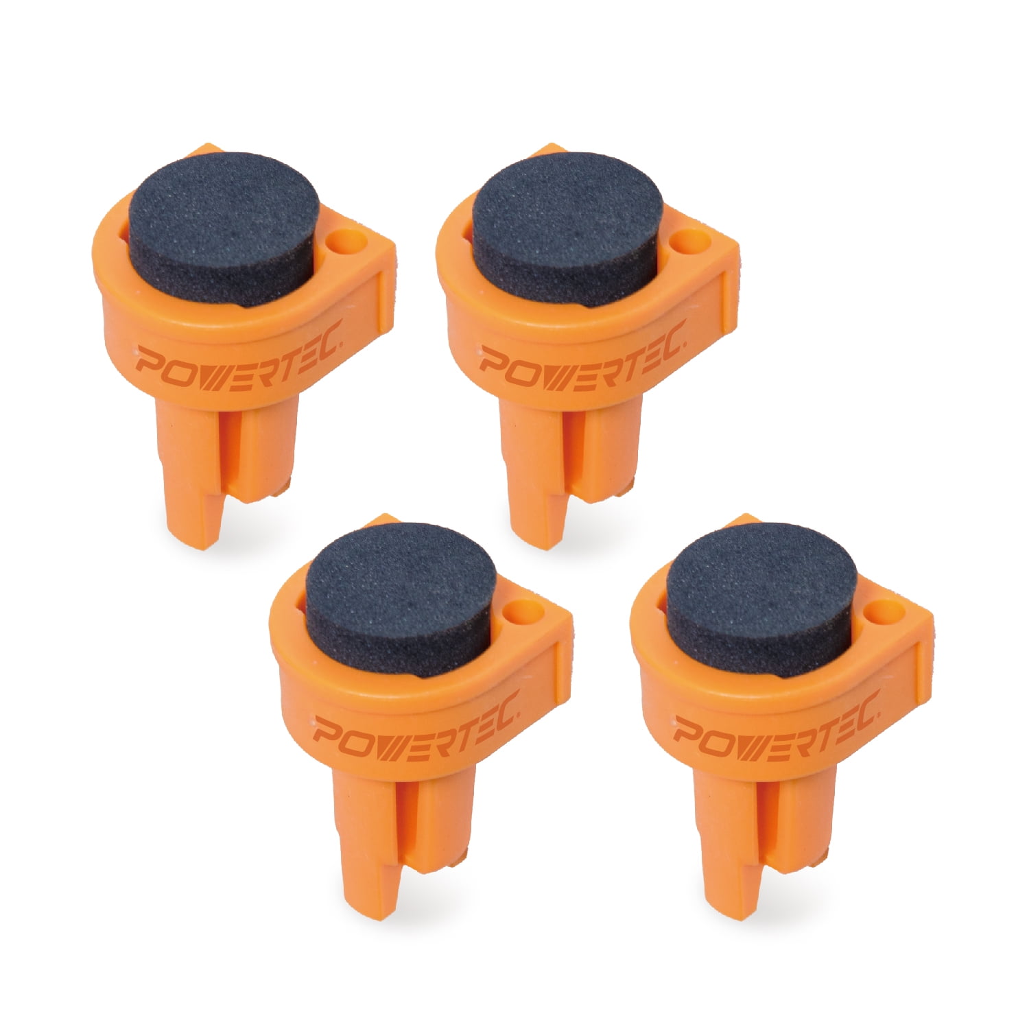 POWERTEC 4PK Bench Dogs for 3/4" Dog Hole, Nylon Bench Dog w/EVA Insert ...