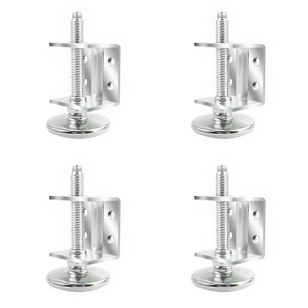 POWERTEC 4PK Leveling Feet, Adjustable U-Bracket with Non-Marring ...