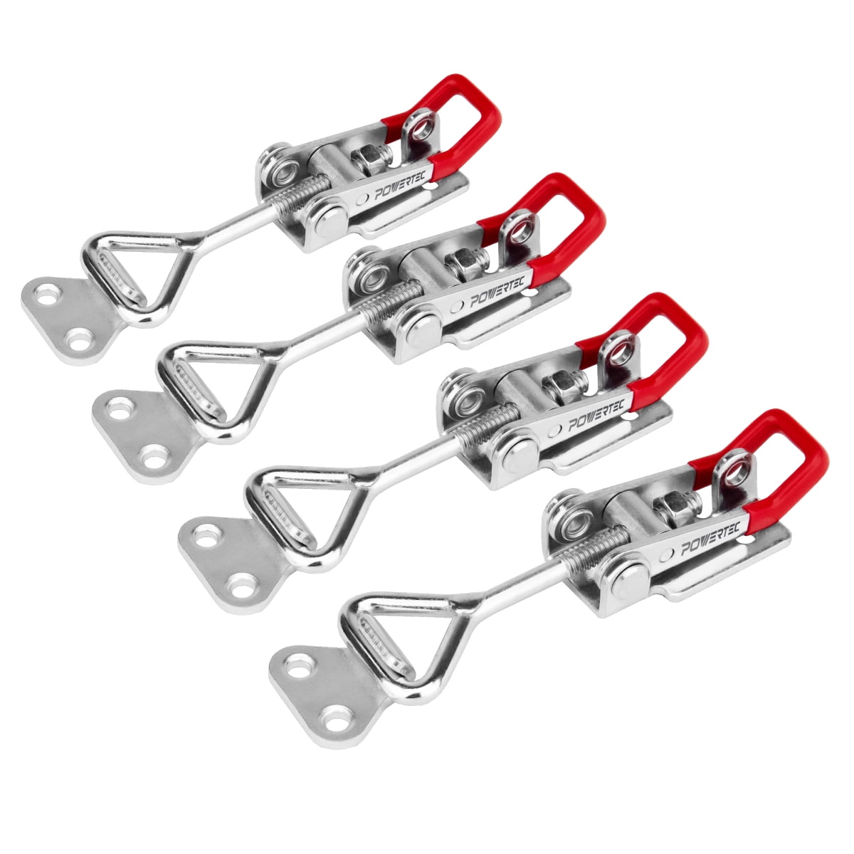 POWERTEC 4PK Toggle Clamp, 400 lbs Holding Capacity, 4002 Adjustable ...