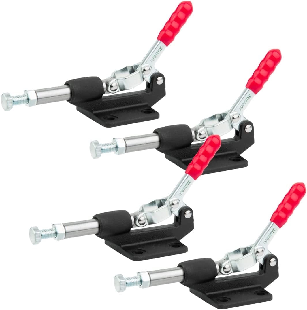 POWERTEC 4PK Toggle Clamp, 500lbs Holding Capacity, 305CM Quick Release ...