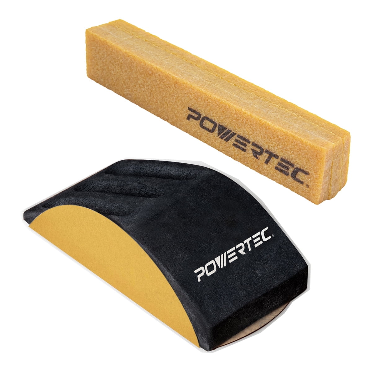POWERTEC 5 inch Sanding Block Hand Sander for Woodworking, Furniture ...