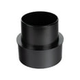 POWERTEC 5" to 4" Reducer Dust Collection Fitting, ABS Plastic (Black ...