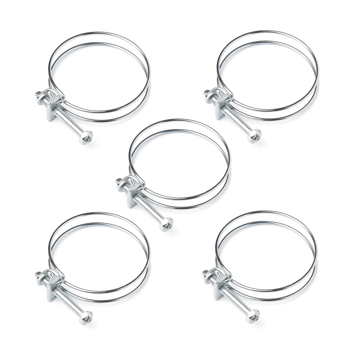 Pool Filter Connection Hose Clamps for 1-1/4" and 1-1/2" Diameter Hose ...