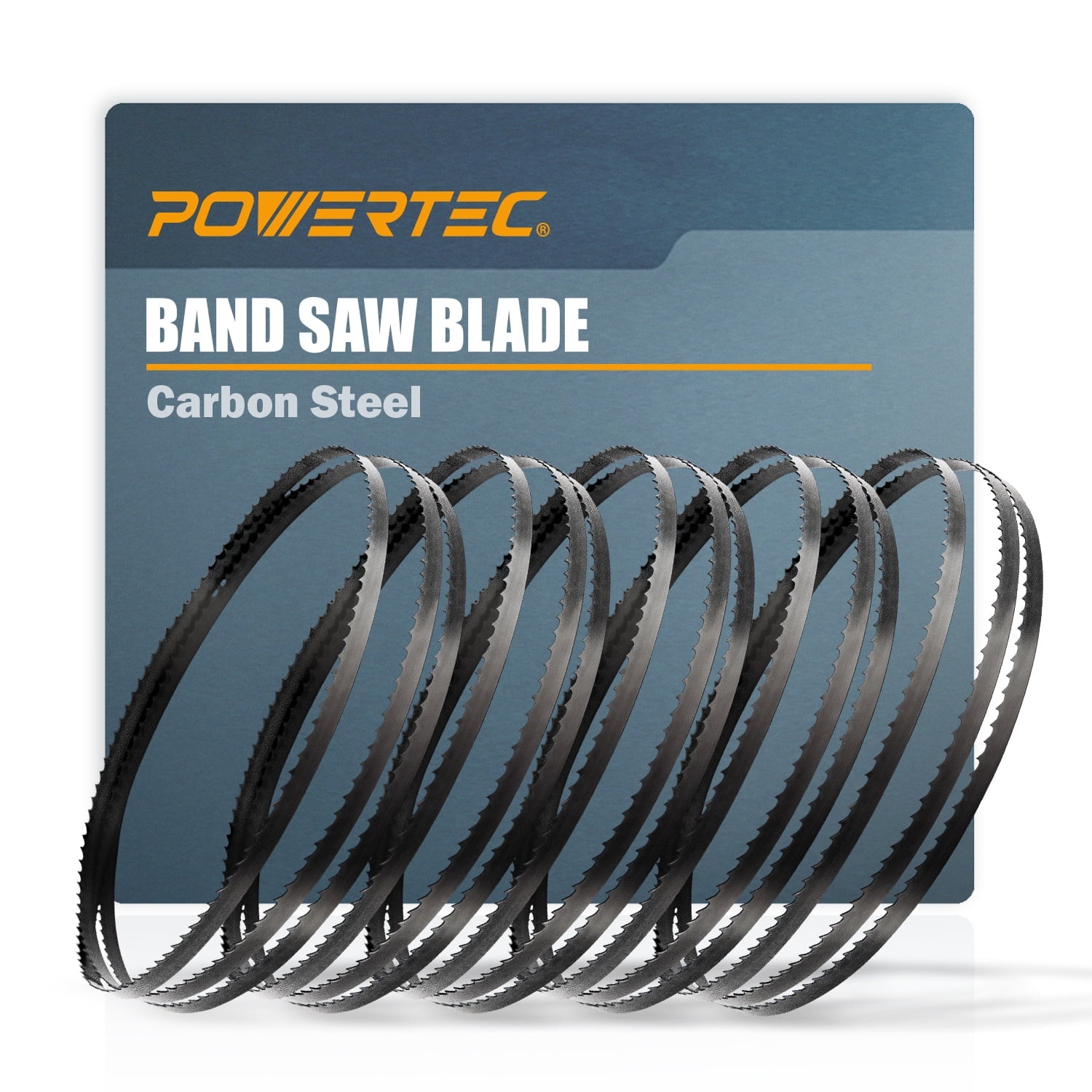 POWERTEC 5PK 59-1/2 Inch Bandsaw Blades for Woodworking, 1/4" x 14 TPI ...