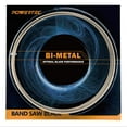 POWERTEC 64-1/2" x 1/2" x 14 TPI Bi-Metal Band Saw Blade, for 4x6 Metal ...