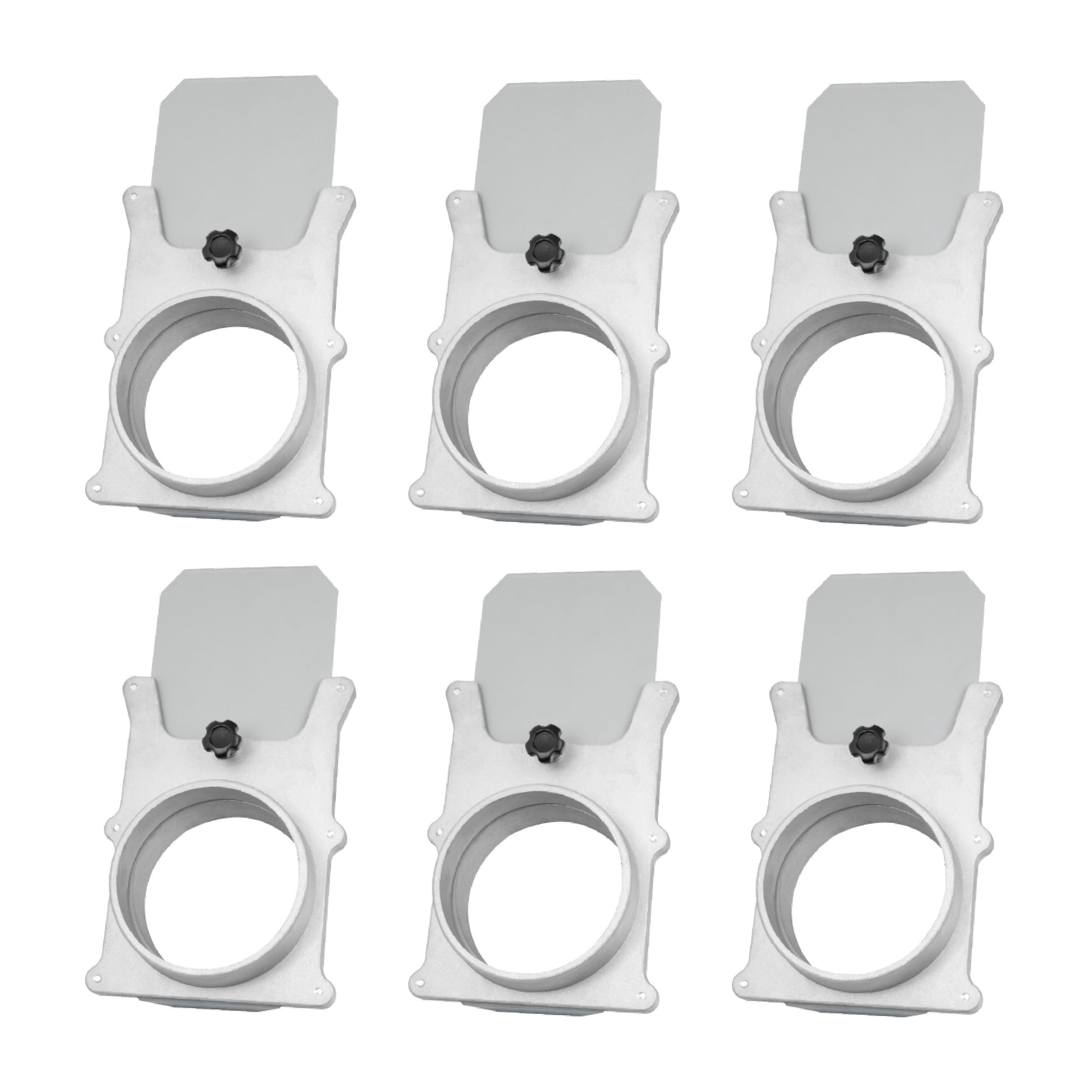 POWERTEC 6PK 4 inch Aluminum Blast Gate for Dust Collector, Dust ...