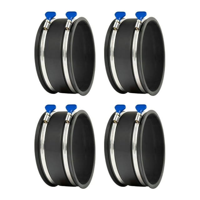 POWERTEC 70281-P4 6 Inch Dust Control Flex Cuff with Adjustable Key ...